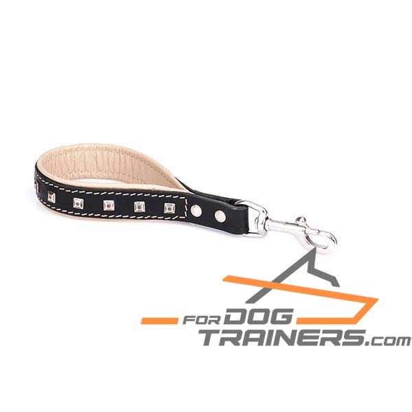 'Extra Chic' Studded Leather Dog 【Leash】 : Rottweiler Breed: Dog ...